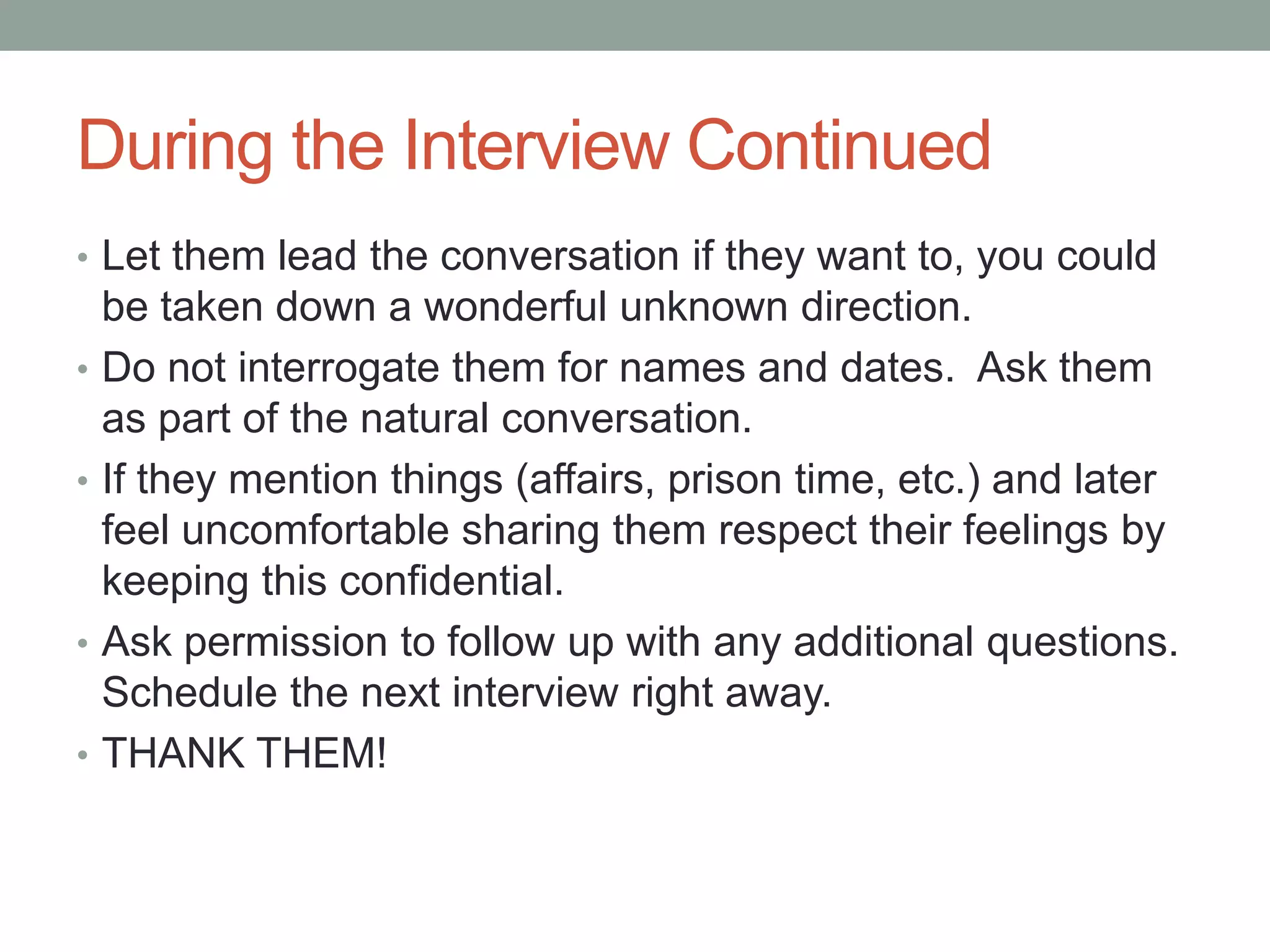 Interviewing Family Members | PPTX