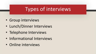 Interviewing Skills | PPT