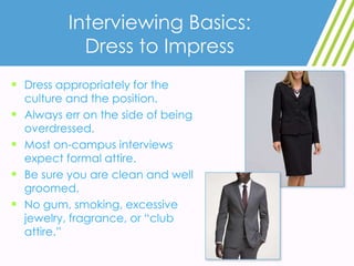 Interviewing for full time job success training | PPTX