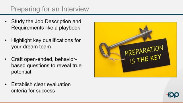 Interviewing for Hiring Managers (1).pptx | Resume Writing and Advice | Job Search