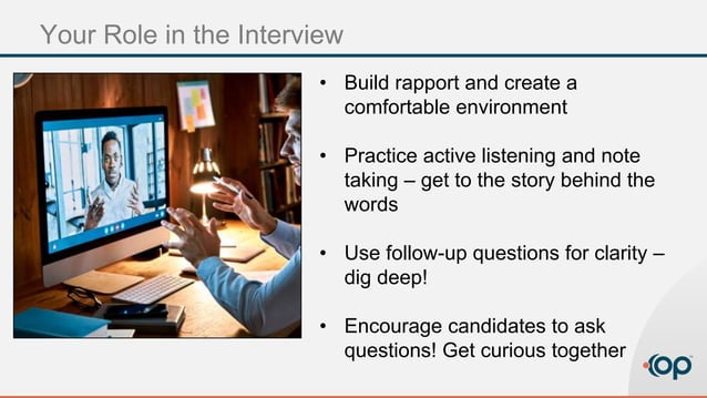 Interviewing for Hiring Managers (1).pptx | Resume Writing and Advice | Job Search