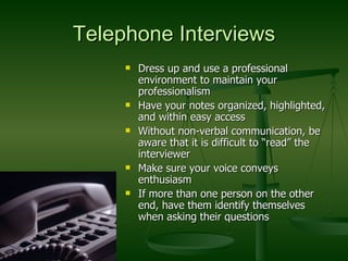 key to successful interview | PPT