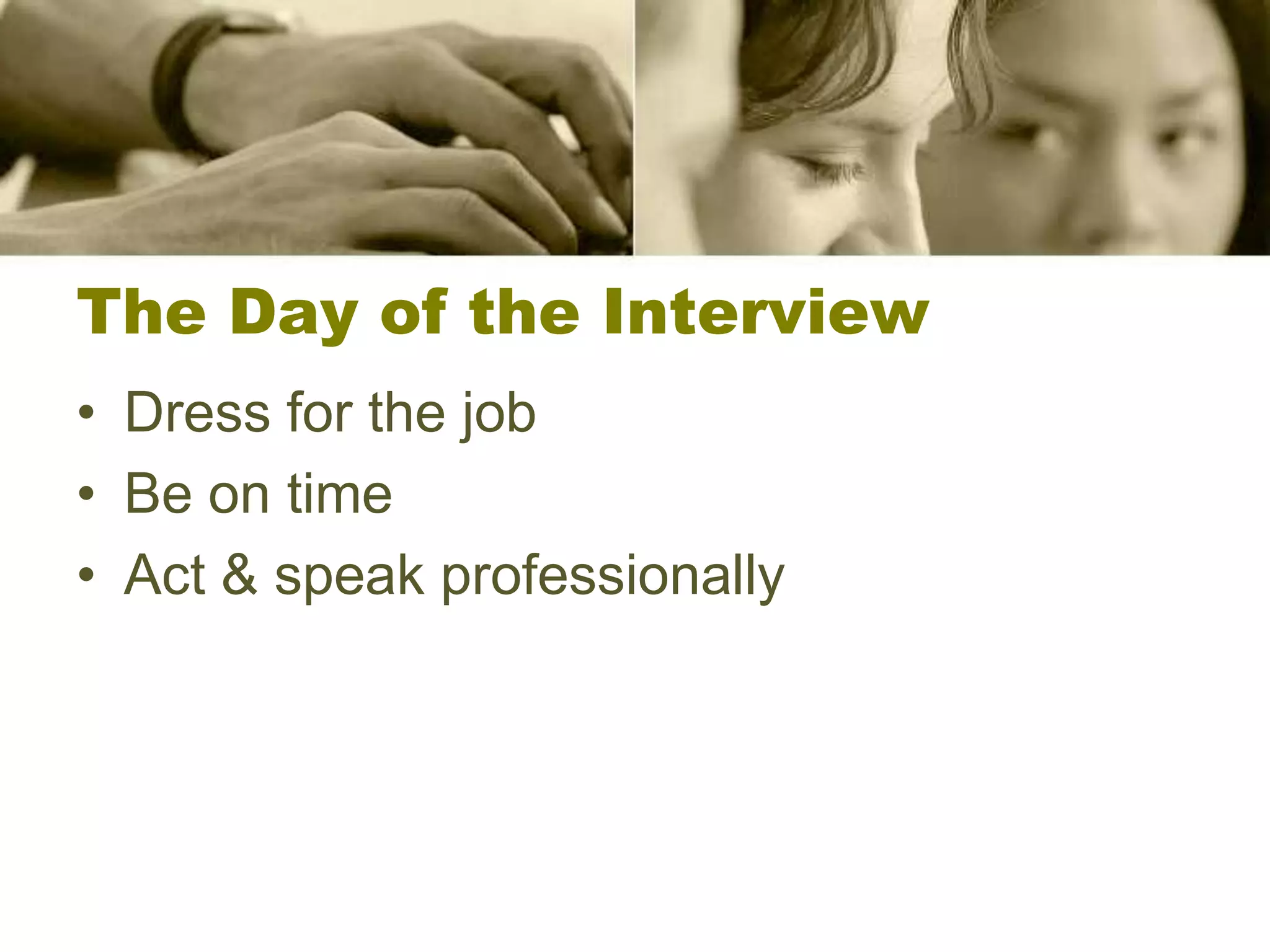 Interviewing Skills | PPTX