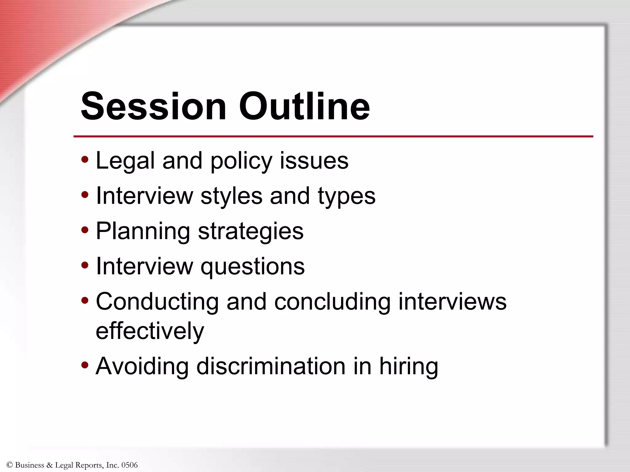 Interviewing Skills for Supervisors.ppt