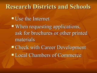 Interviewing Skills for Teachers | PPT
