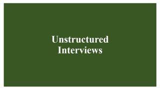 Research Interview Questions: Skills and examples | PPTX