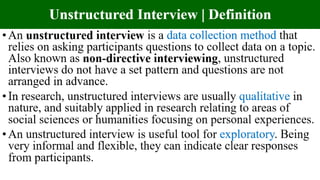 Research Interview Questions: Skills and examples | PPTX