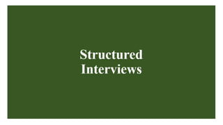 Research Interview Questions: Skills and examples | PPTX