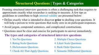 Research Interview Questions: Skills and examples | PPTX