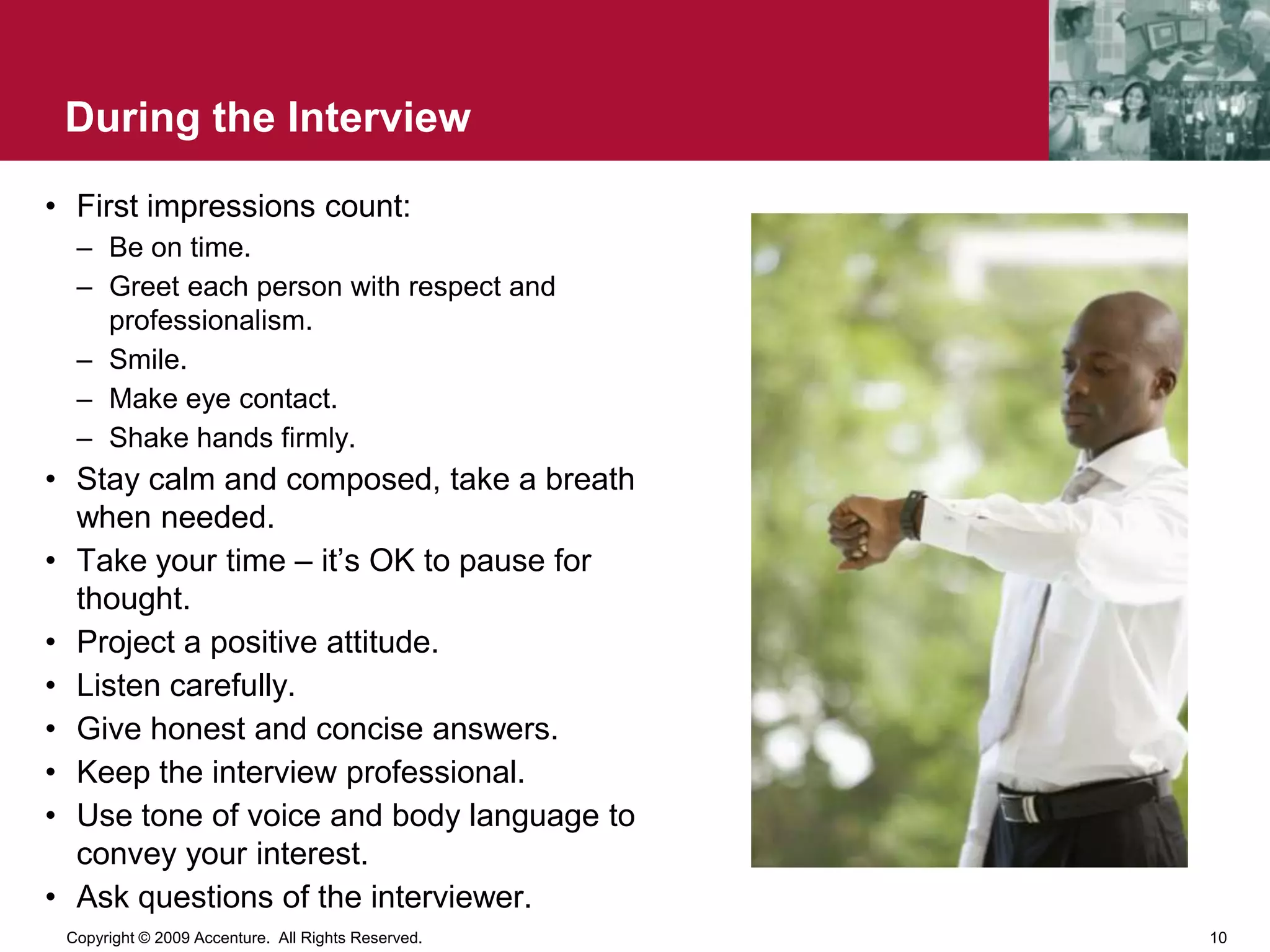 Interviewing Skills Presentation | PPTX