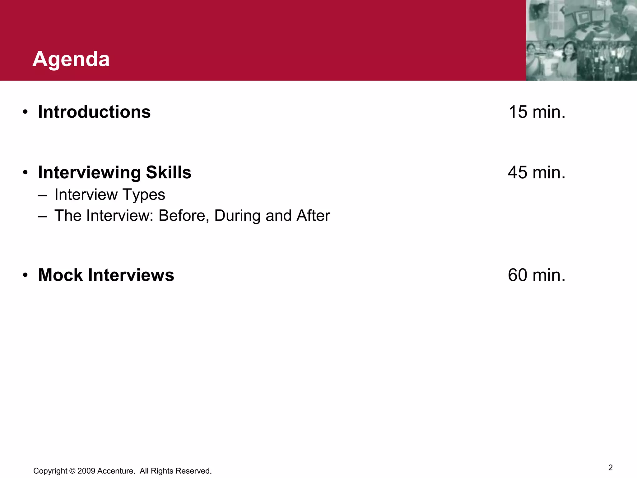 Interviewing Skills Presentation | PPTX