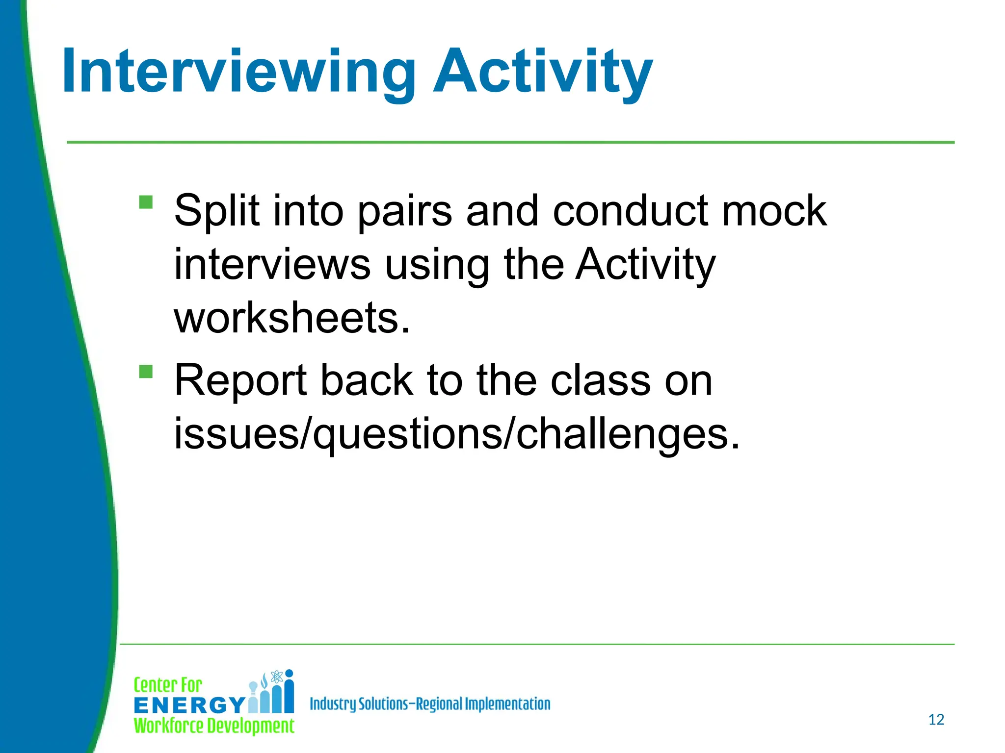 Interviewing Skills Presentation for interview | PPT | Free Download