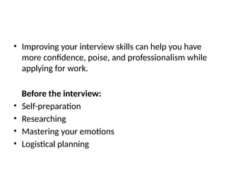 Interviewing Skills to Benefit Your Career.pptx