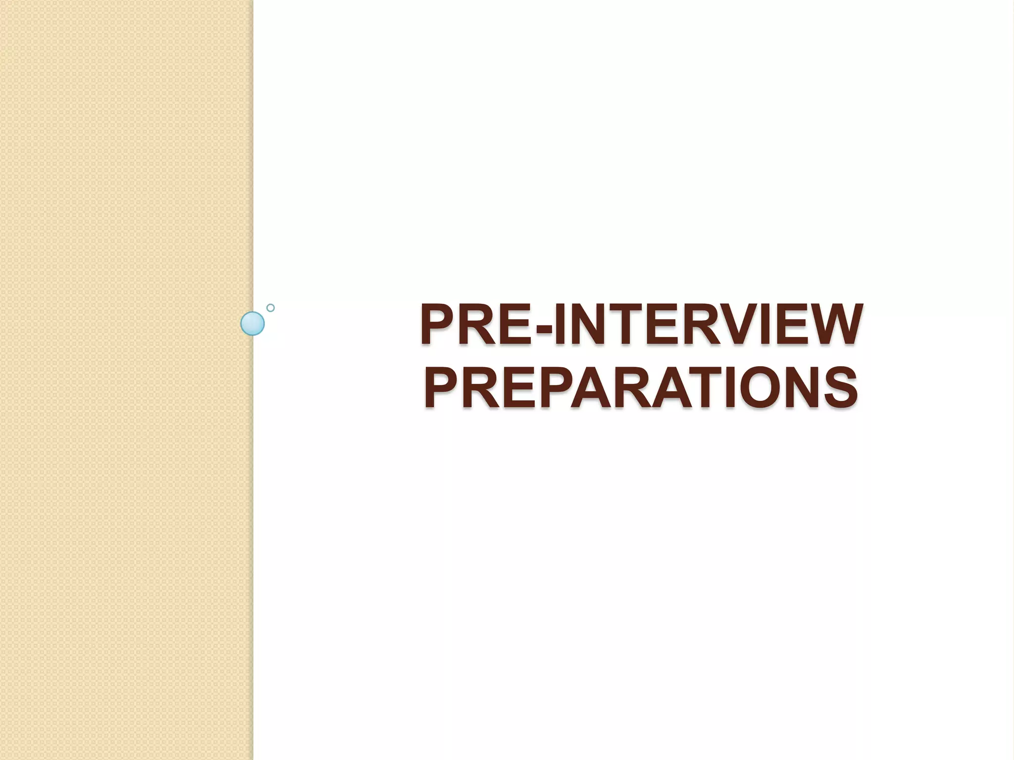 Interviewing Skills Workshop | PPTX