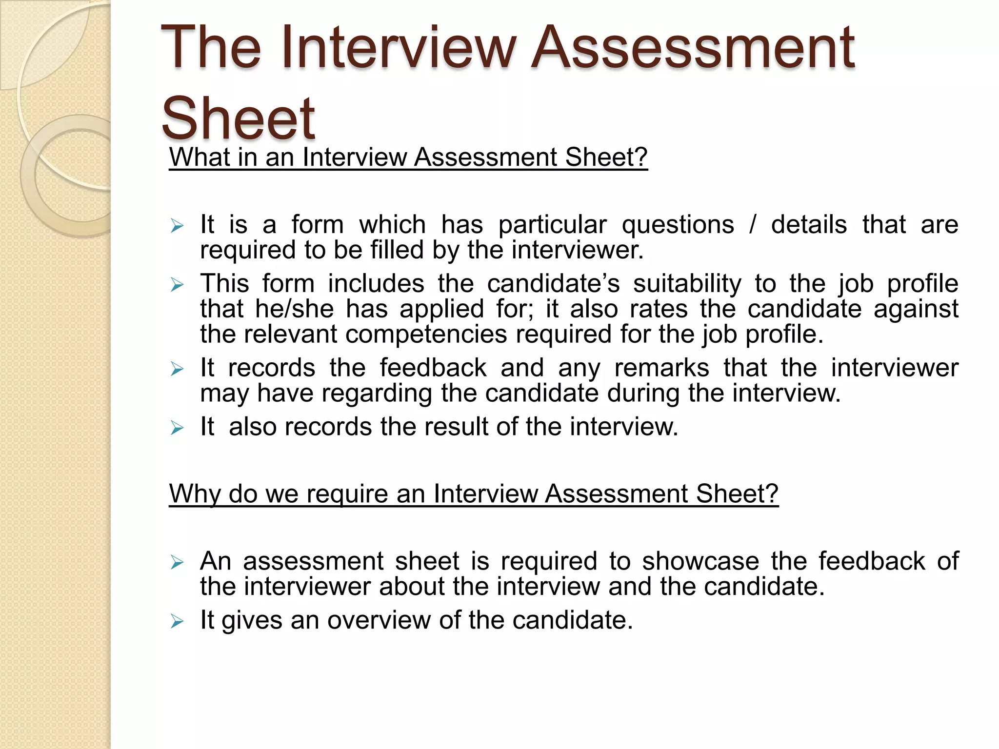 Interviewing Skills Workshop | PPTX