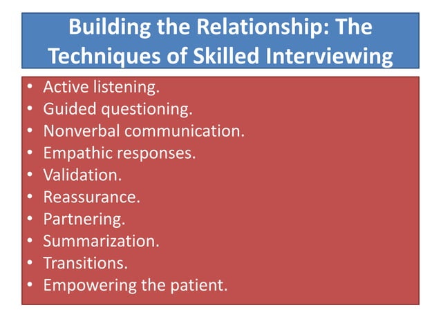 Interviewing techniques | PPT