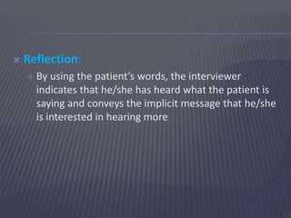 Interviewing techniques | PPTX