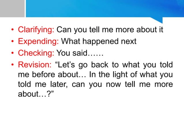 Interviewing Techniques in Forensics | PPTX