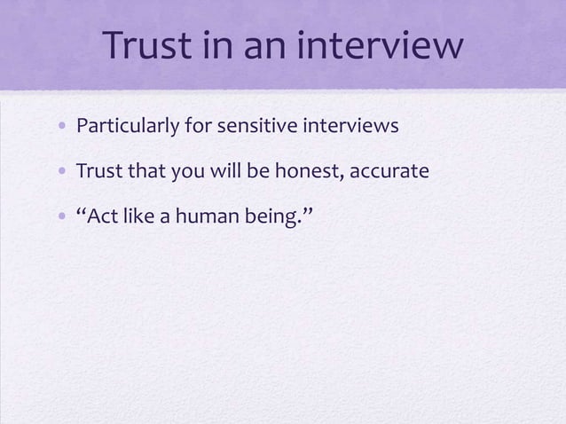 Interviewing tips | PPTX
