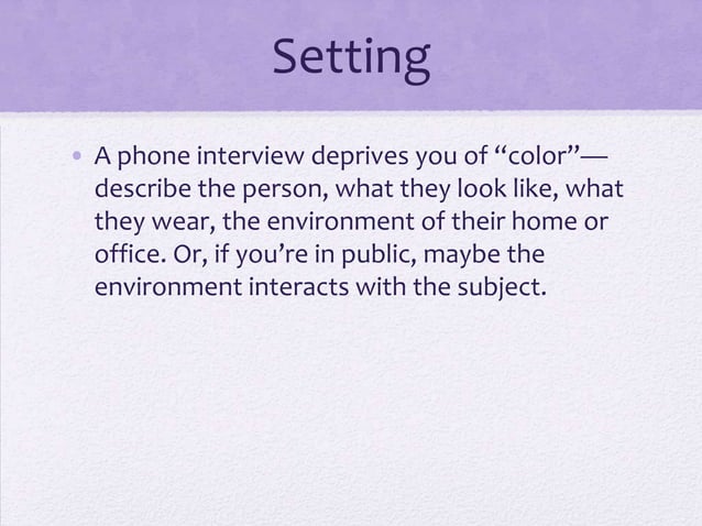 Interviewing tips | PPTX