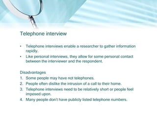 Interview in research | PPTX