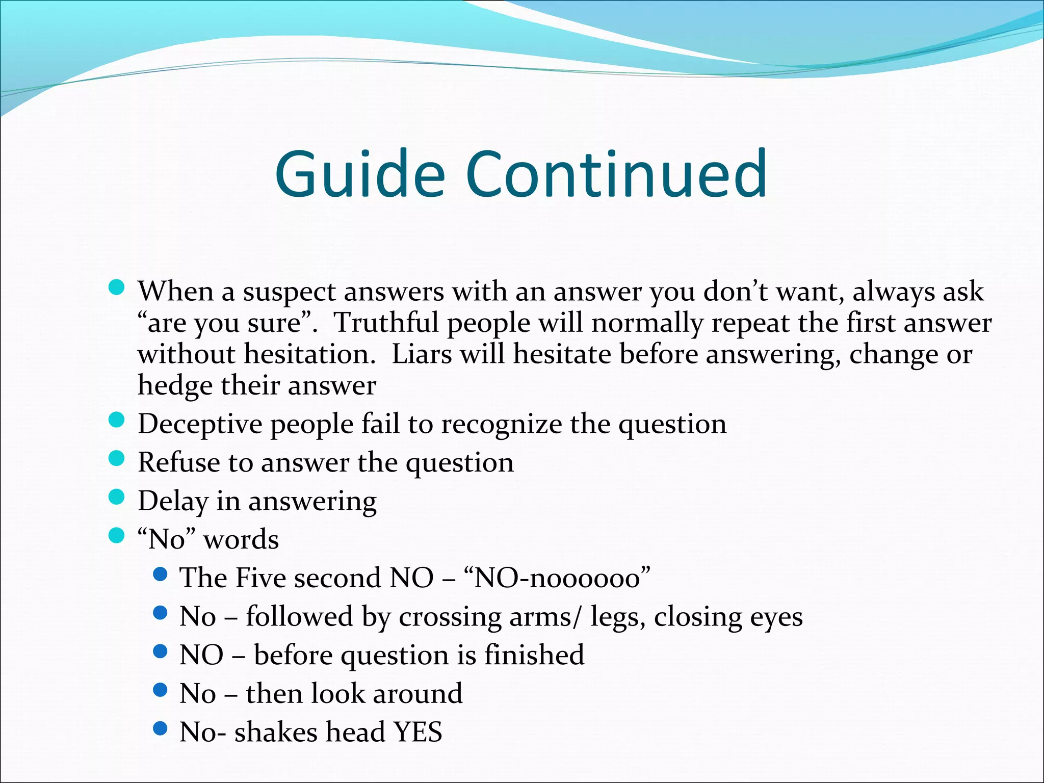 Interview & Interrogation | PPT