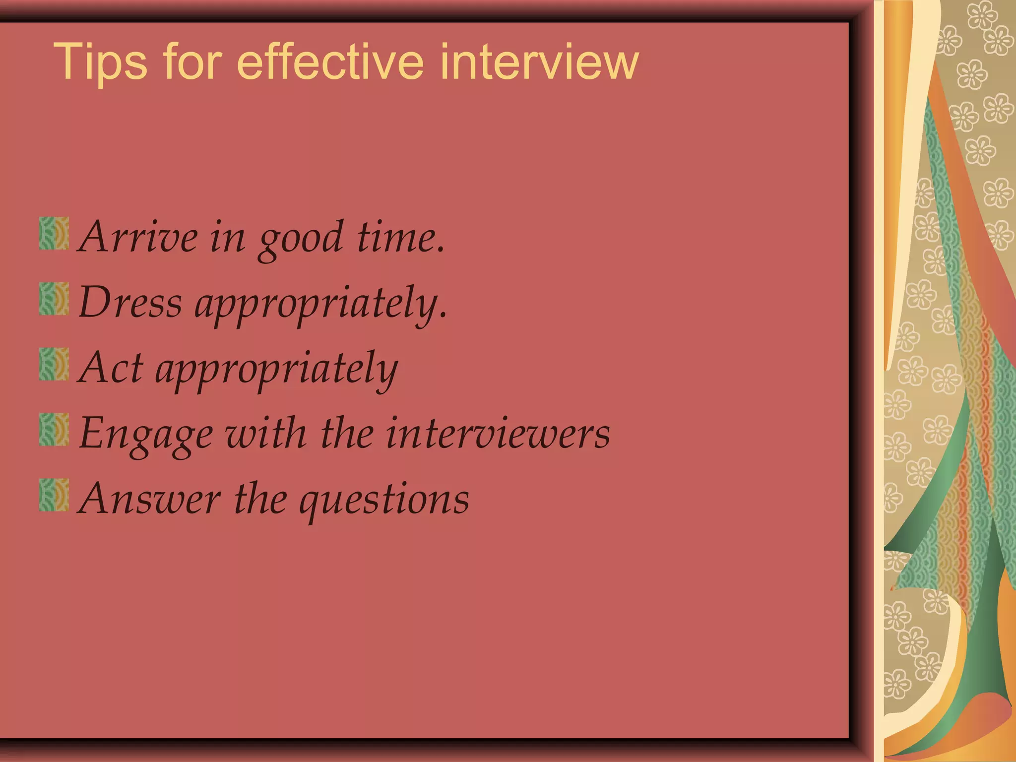 Interview & its types | PPT