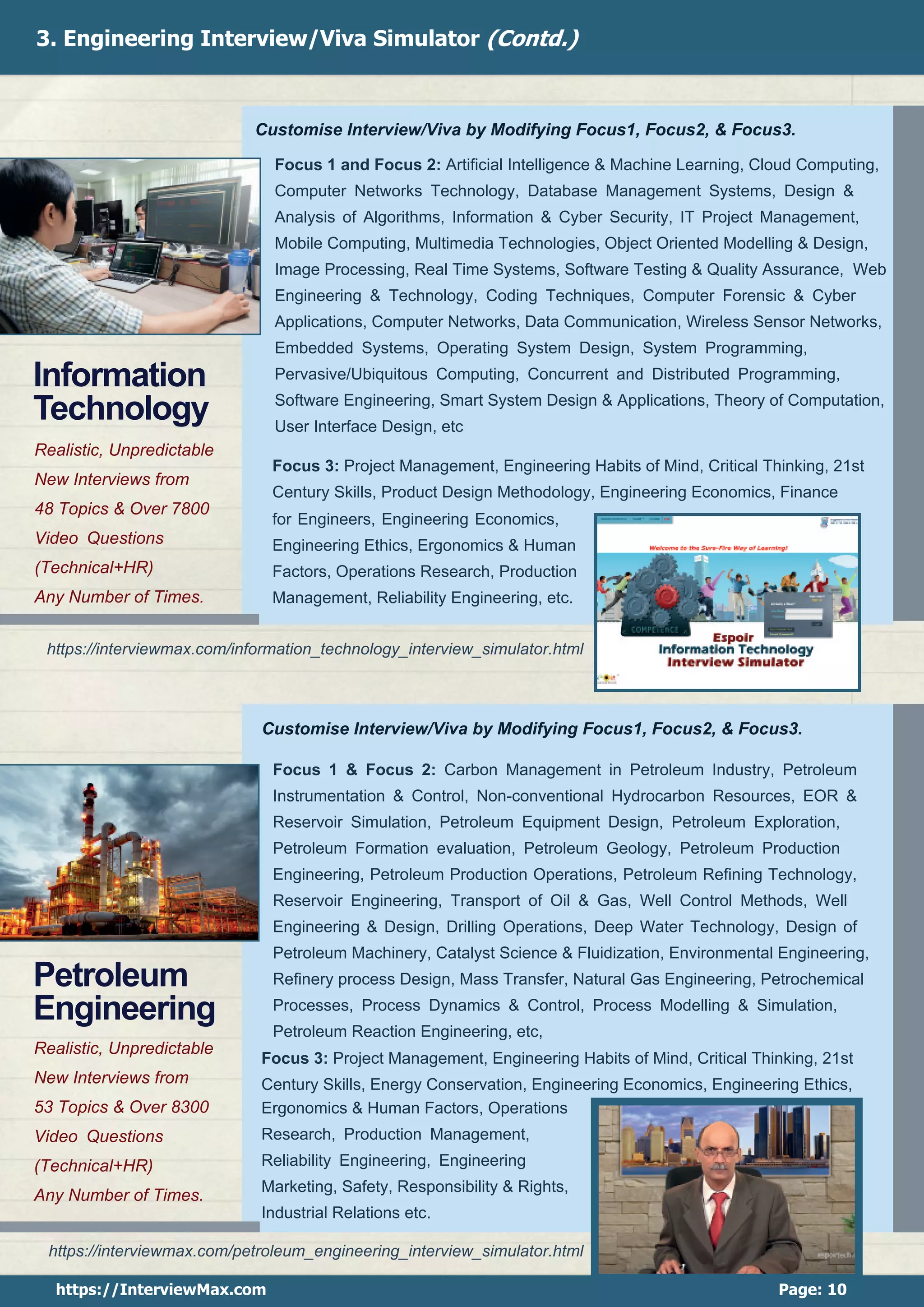 Interview & Viva Lab for Engineering | PDF