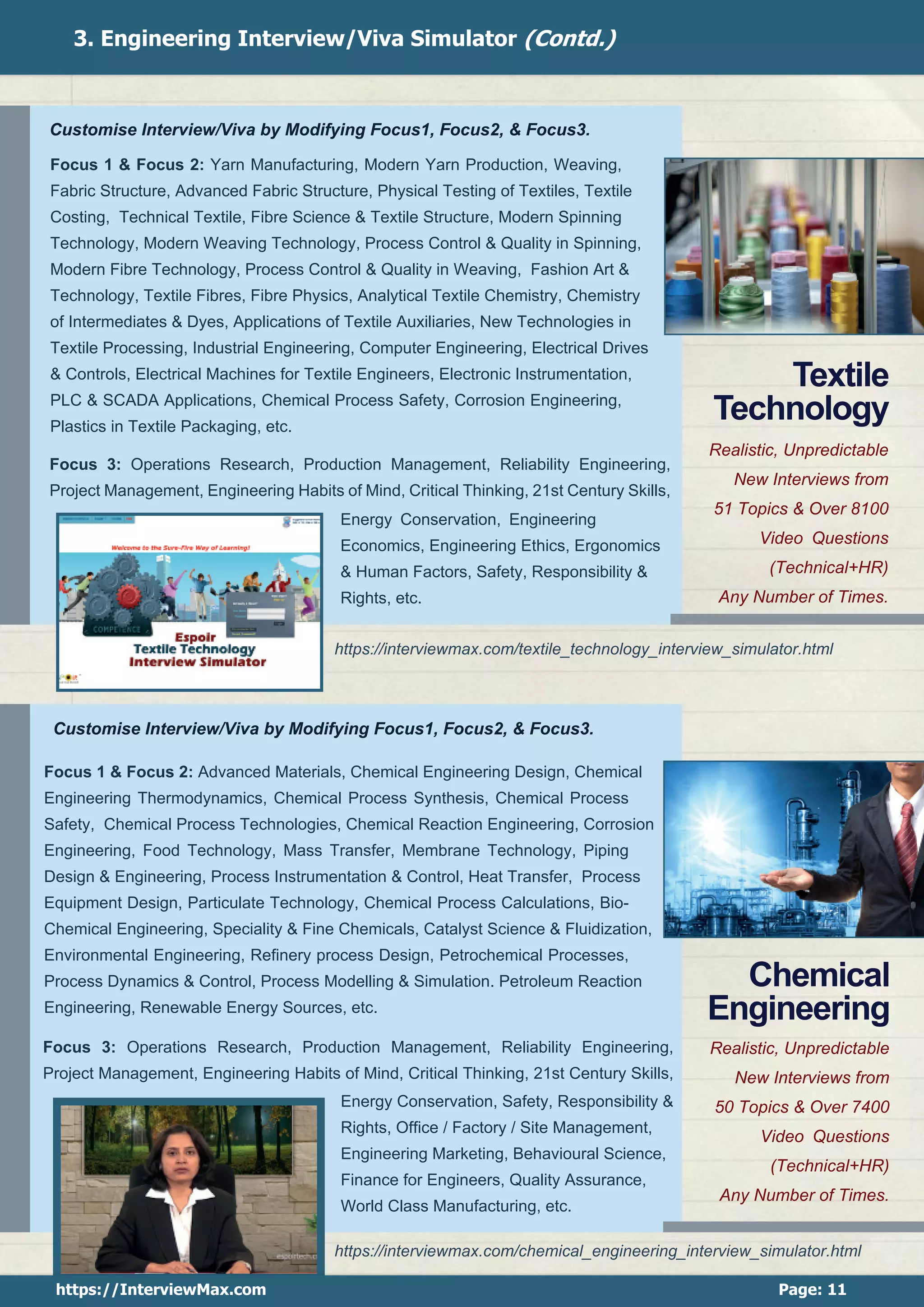 Interview & Viva Lab for Engineering | PDF