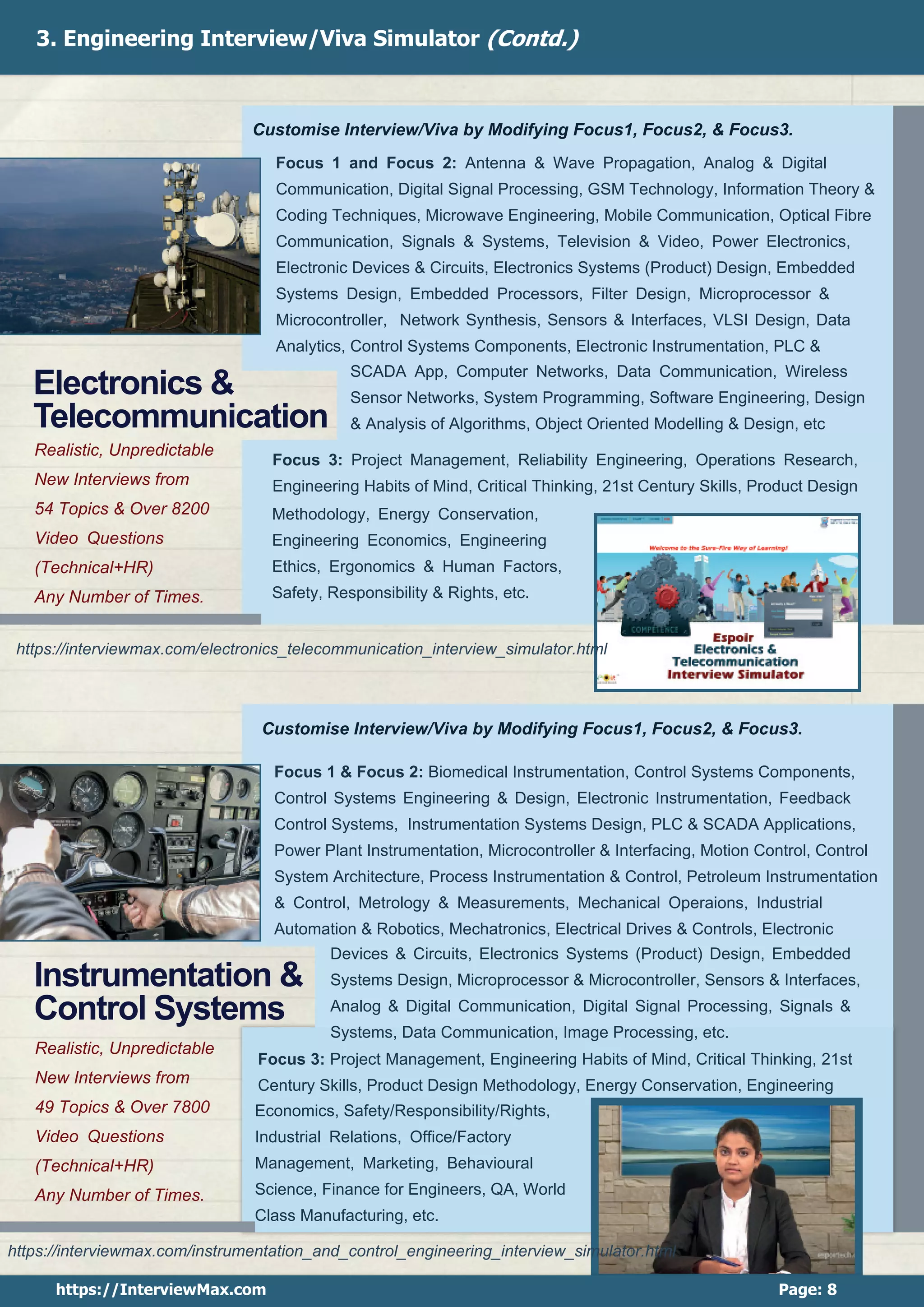 Interview & Viva Lab for Engineering | PDF