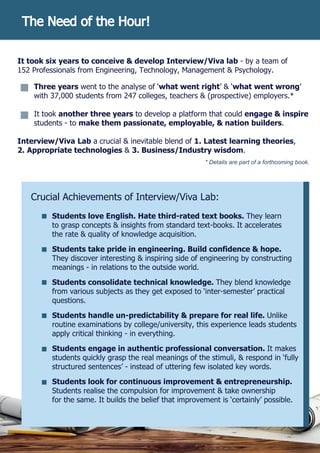 Interview & Viva Lab for Engineering | PDF