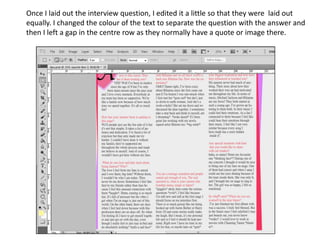 Interview layout | PPTX