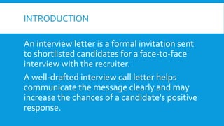 INTERVIEW LETTER.pptx