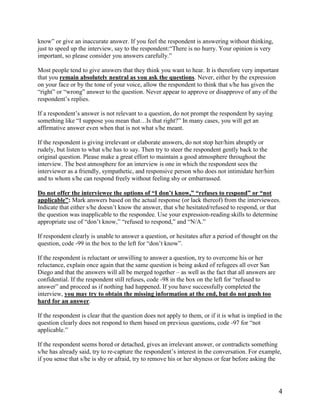 Interview manual - IRC Ctr for Financial Opportunity | PDF