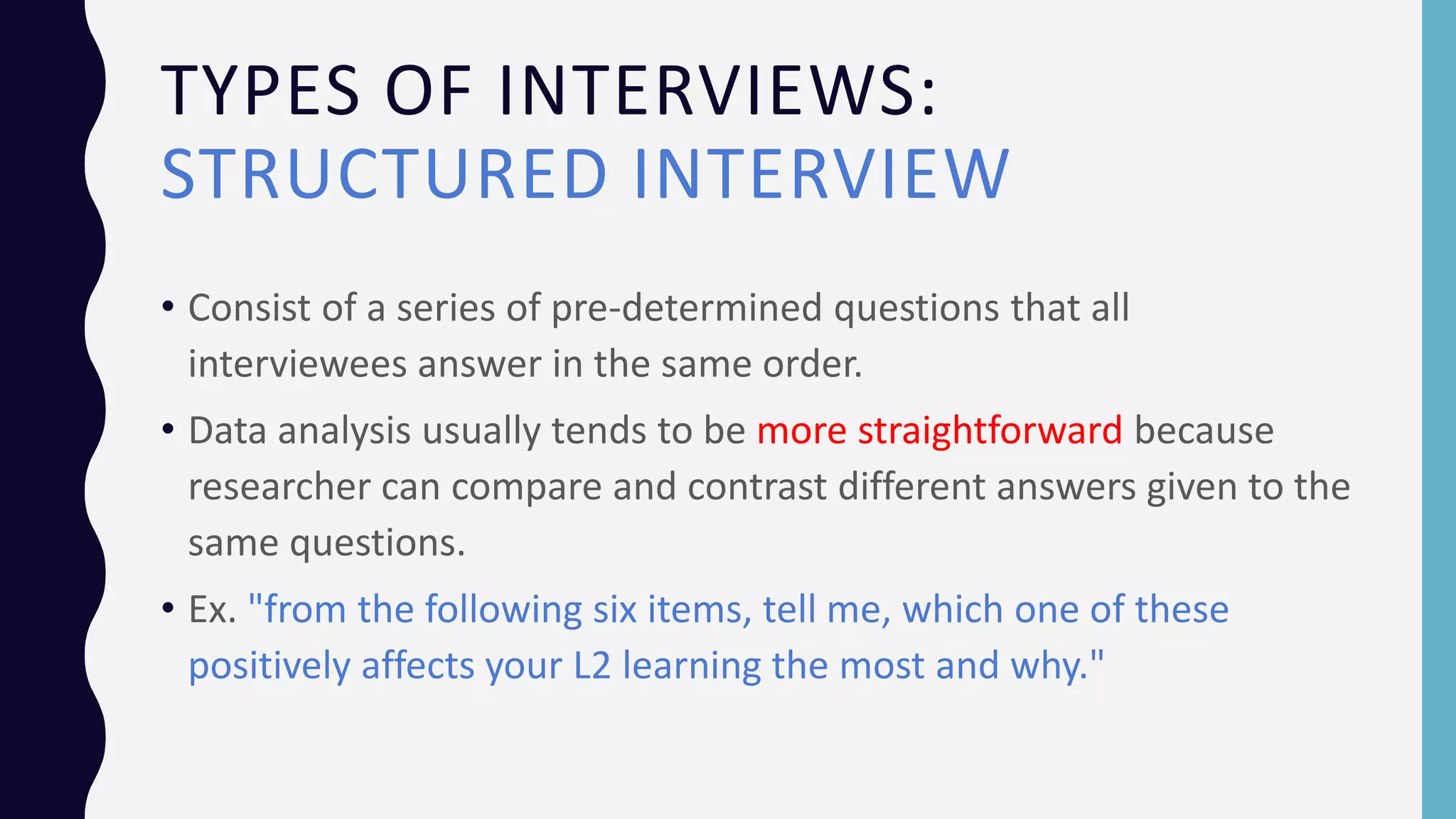 Interview Method for Qualitative Research | PPTX
