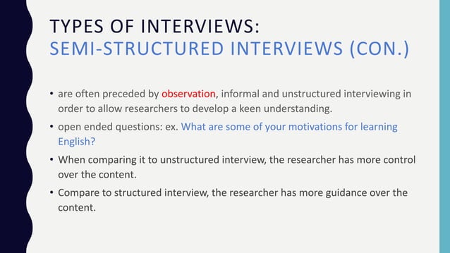 Interview Method for Qualitative Research | PPTX