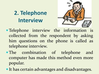 Interview method in research | PPTX