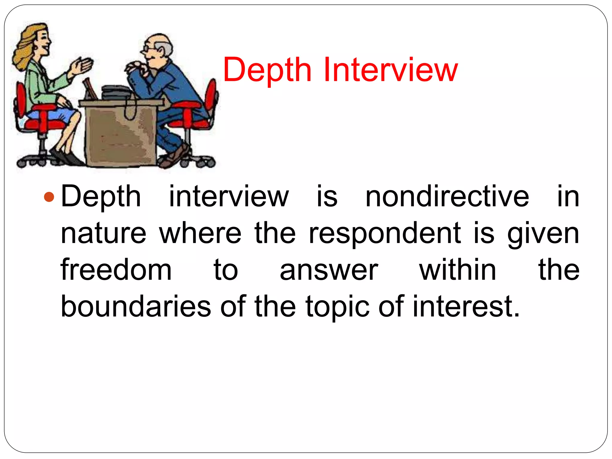 Interview method in research | PPTX