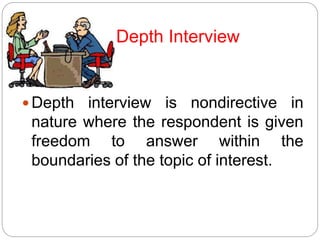 Interview method in research | PPTX