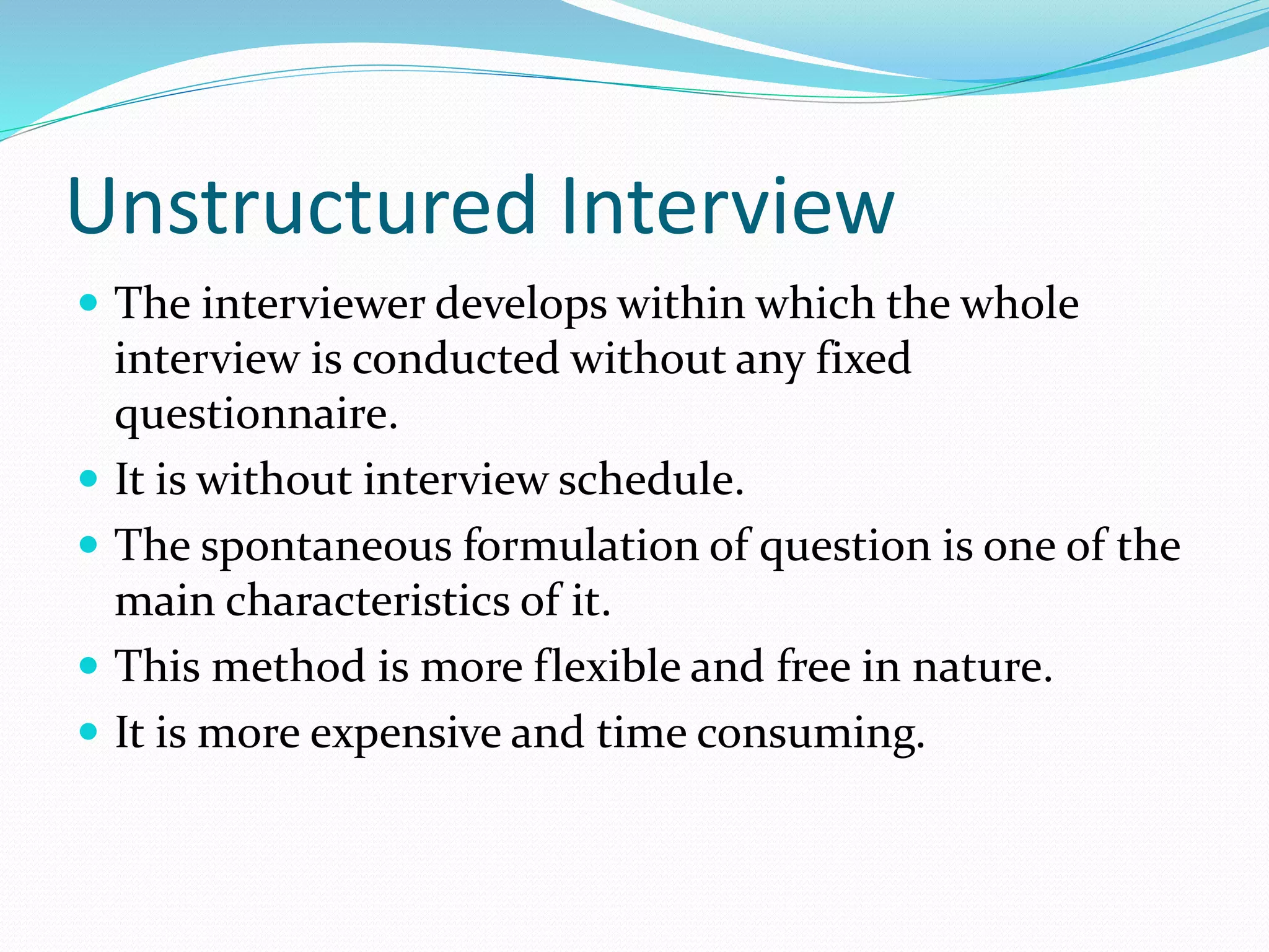 Interview method in research | PPTX | Resume Writing and Advice | Job ...