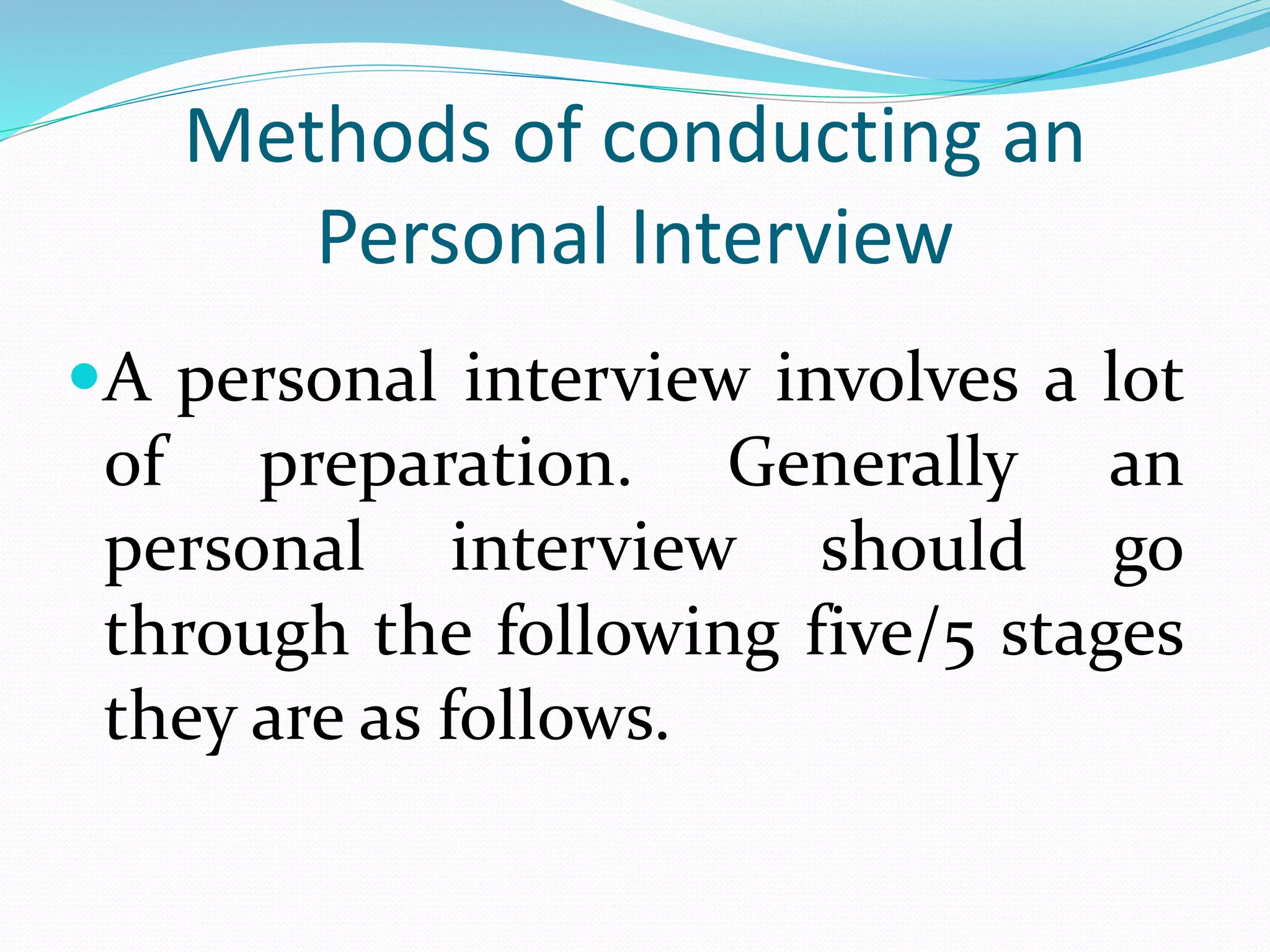 Interview method in research | PPTX | Resume Writing and Advice | Job ...