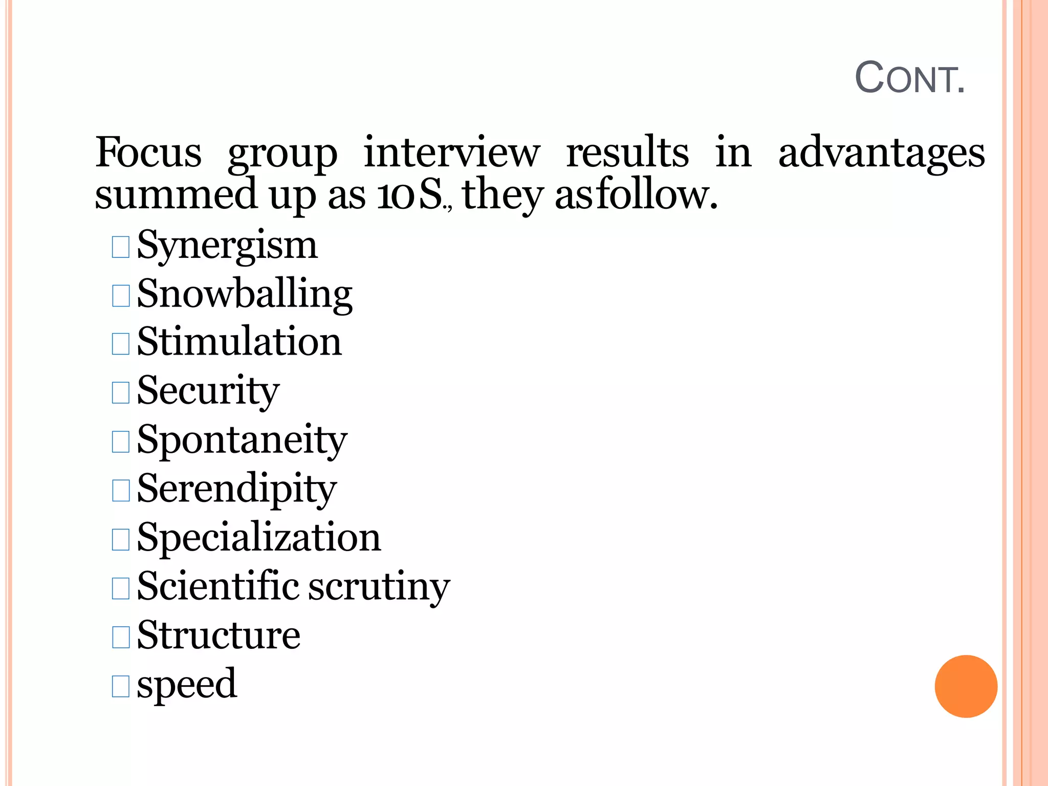 Interview method in research | PPTX | Resume Writing and Advice | Job ...