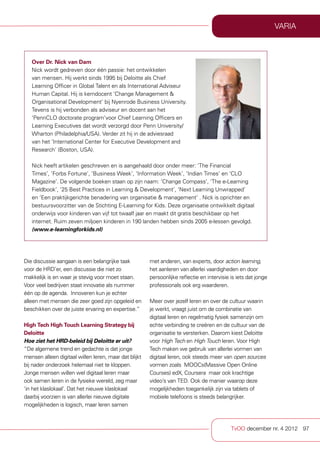 Interview met Nick van Dam Flying Dutch CLO met een groot hart | PDF