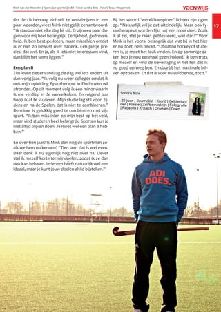Interview Mink van der Weerden Ygenwijs Magazine Editie 5 | PDF