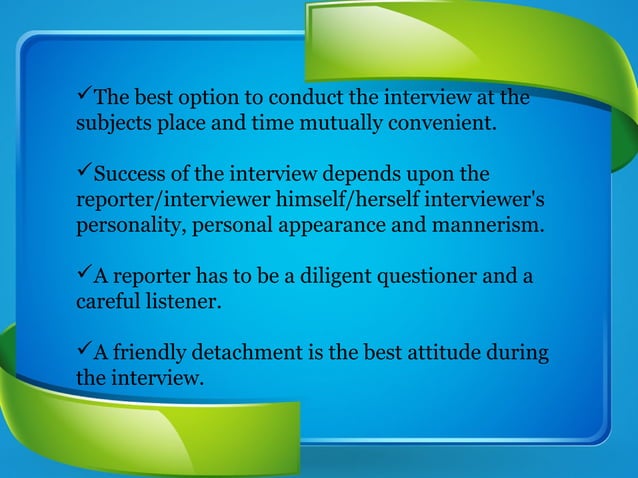 Art of Interviewing | PPT