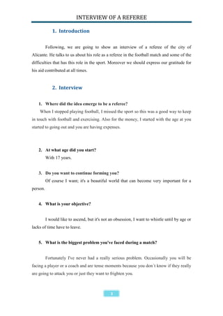 Interview of a referee | PDF