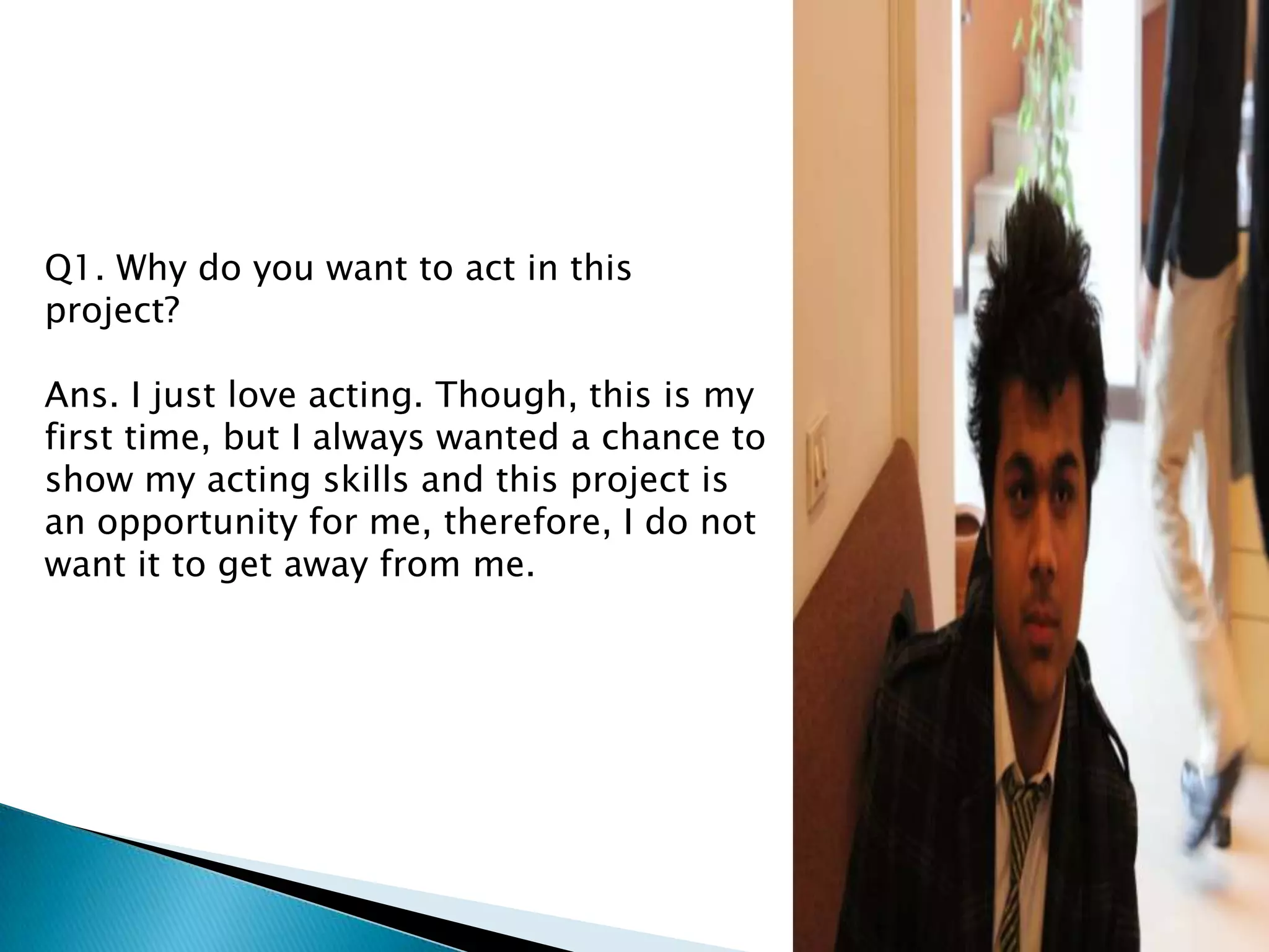 Interview of the actors! | PPT