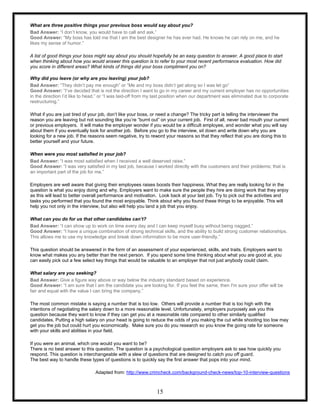 Interview packet | PDF