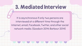 INTERVIEW PART 1.pdf PRACTICAL RESEARCH 1 | PPT