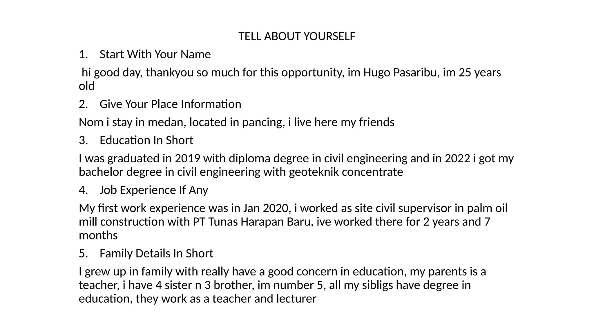 INTERVIEW POINT HUMAN RESOURCES DE .pptx